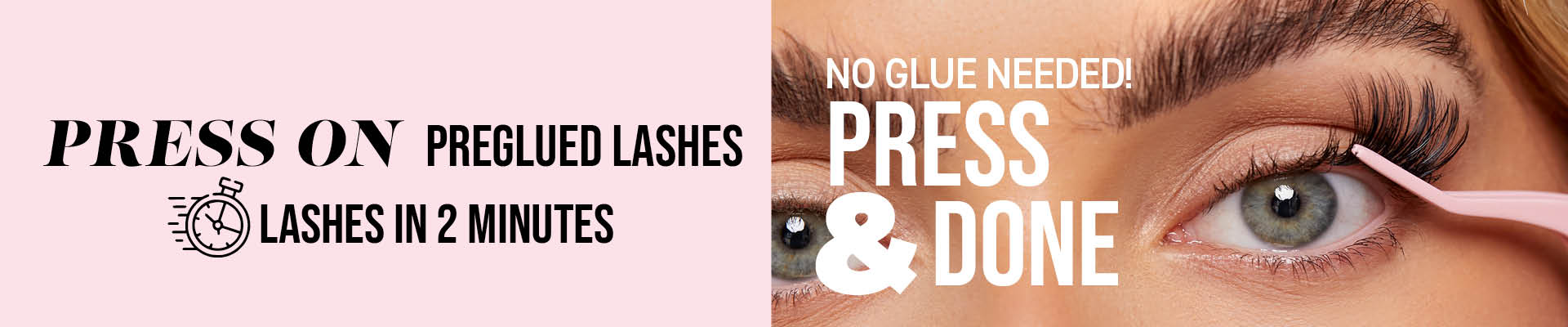 New Press On Pre-glued Cluster Lashes (old) - ONE V SALON
